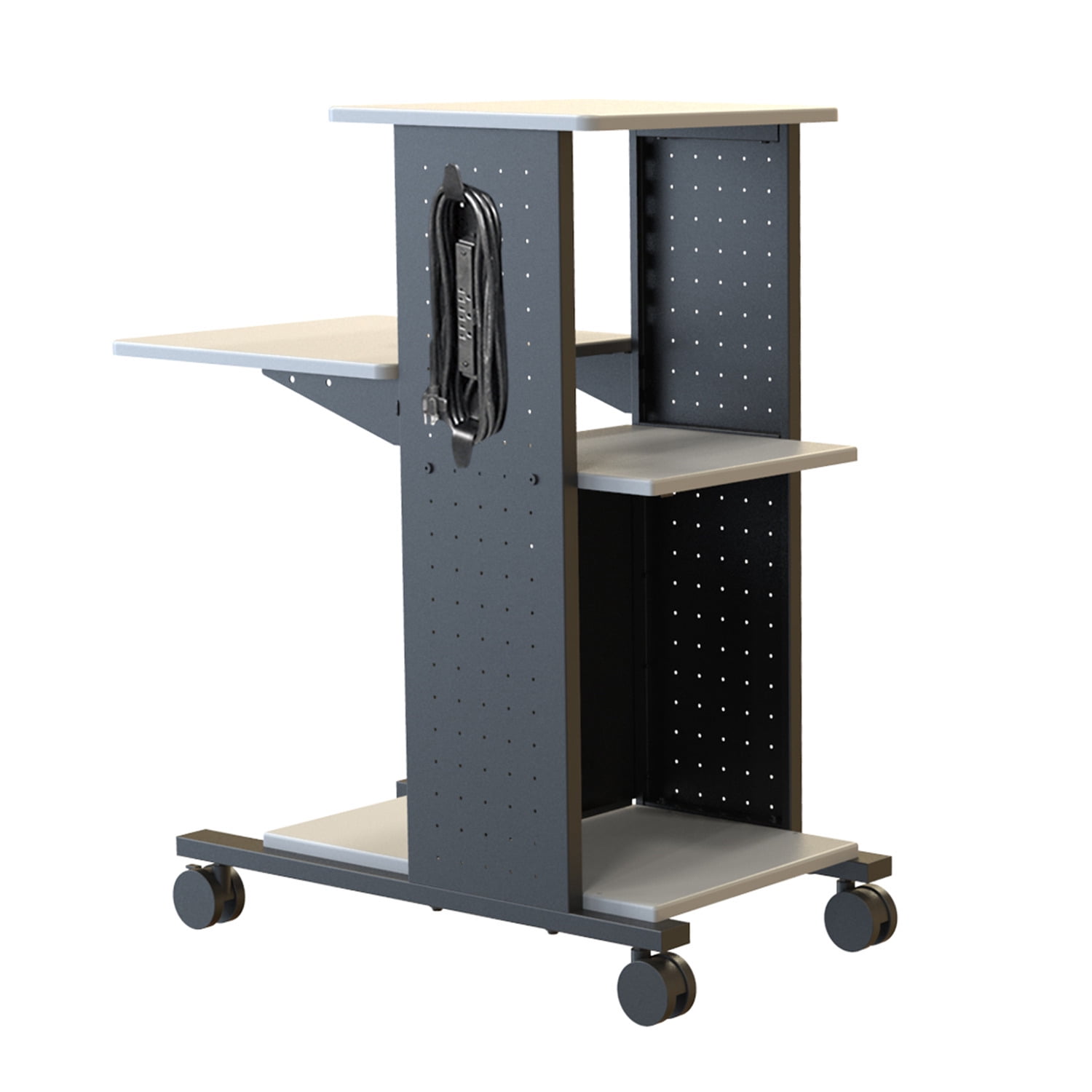 Luxor Mobile Presentation Station-Color:Black/Gray - Walmart.com