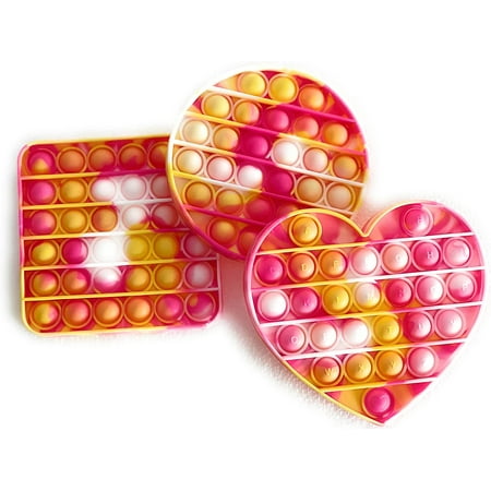 Silicone Pop It Fidget Toy | Bubble Popper Sensory Fidget Toy | Squeeze ...