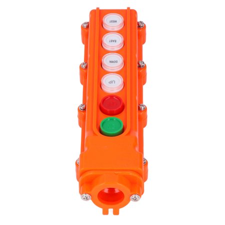 LYUMO Hoist Control Switch,Crane Controller Hoist Remote Control Station Push Button Switch 6 ...