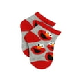 Sesame Street Toddler Boys 6 Pack Elmo & Cookie Monster Socks Set ...