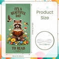 Cute Animal Reading Theme Banner Colorful Floral Nature Background ...