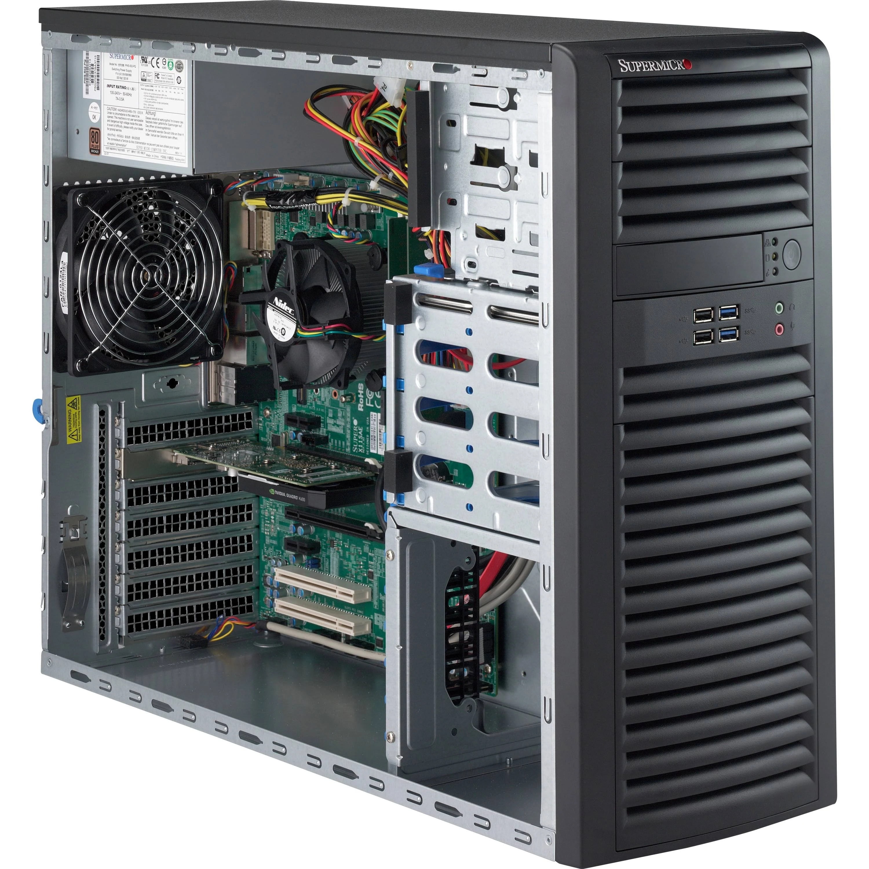 Supermicro Workstation 5039A-IL Barebone System Mid-tower - Intel C236 ...