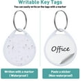 60 Pcs Key Tags, 1.5 Inch Round Blank Key Tags Labels with Stickers ...