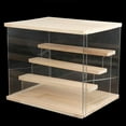 Large Countertop Tabletop 4-Tier Clear Acrylic Display Case Box ...