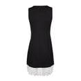 Betsey Johnson Boat Neck Sleeveless Zipper Back Dress-ONYX - Walmart.com