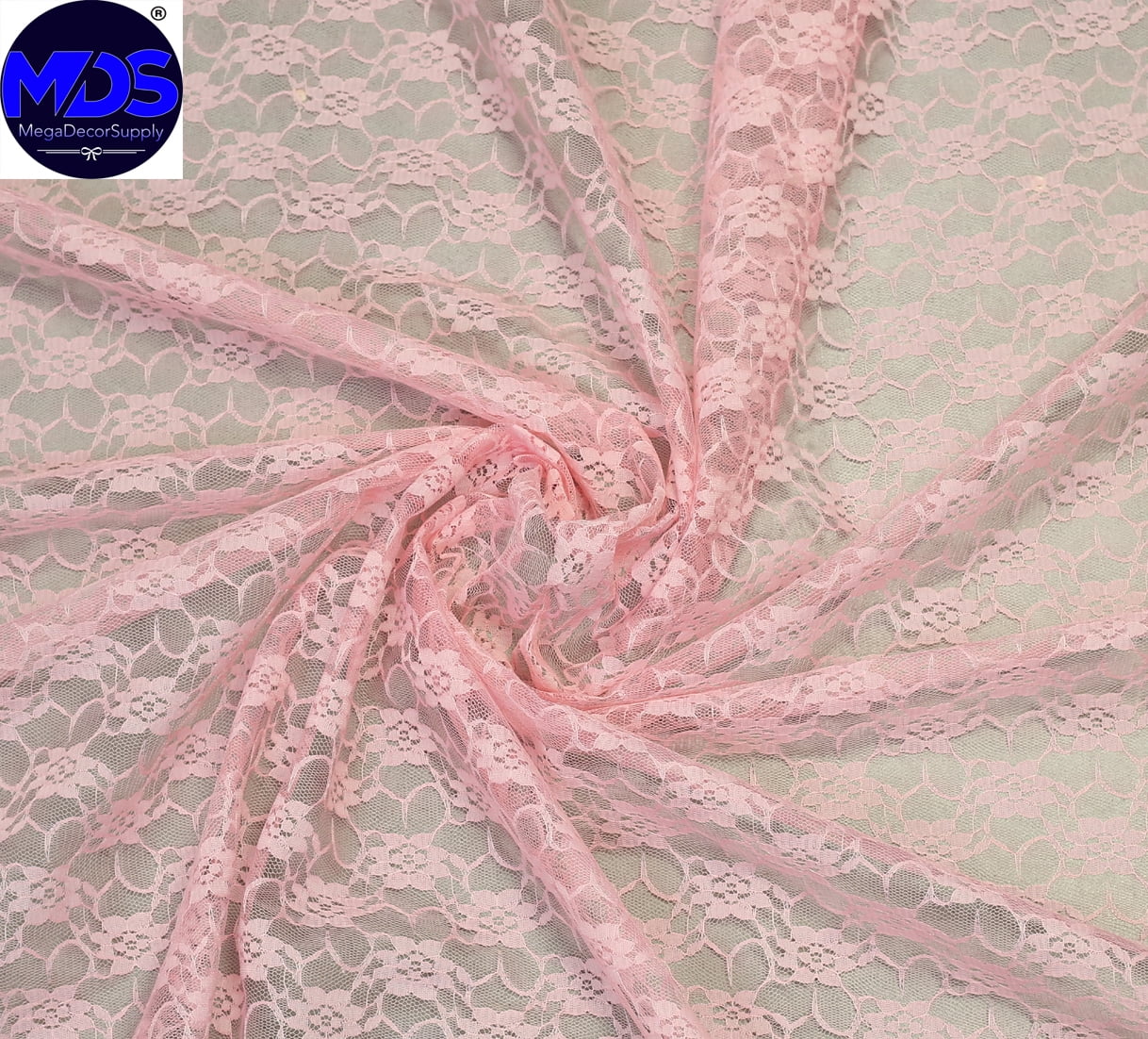 MDS Pack of 25 Yard Bridal SOLID Raschel Lace Fabric , Vintage Lace ...