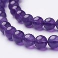 Amethyst 1Strand Natural Grade AB+ Amethyst Bead Strands Round about ...