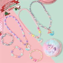 PinkSheep Girls 6Pcs Jewelry Set: Butterfly/Flower/Cherry Pendants ...