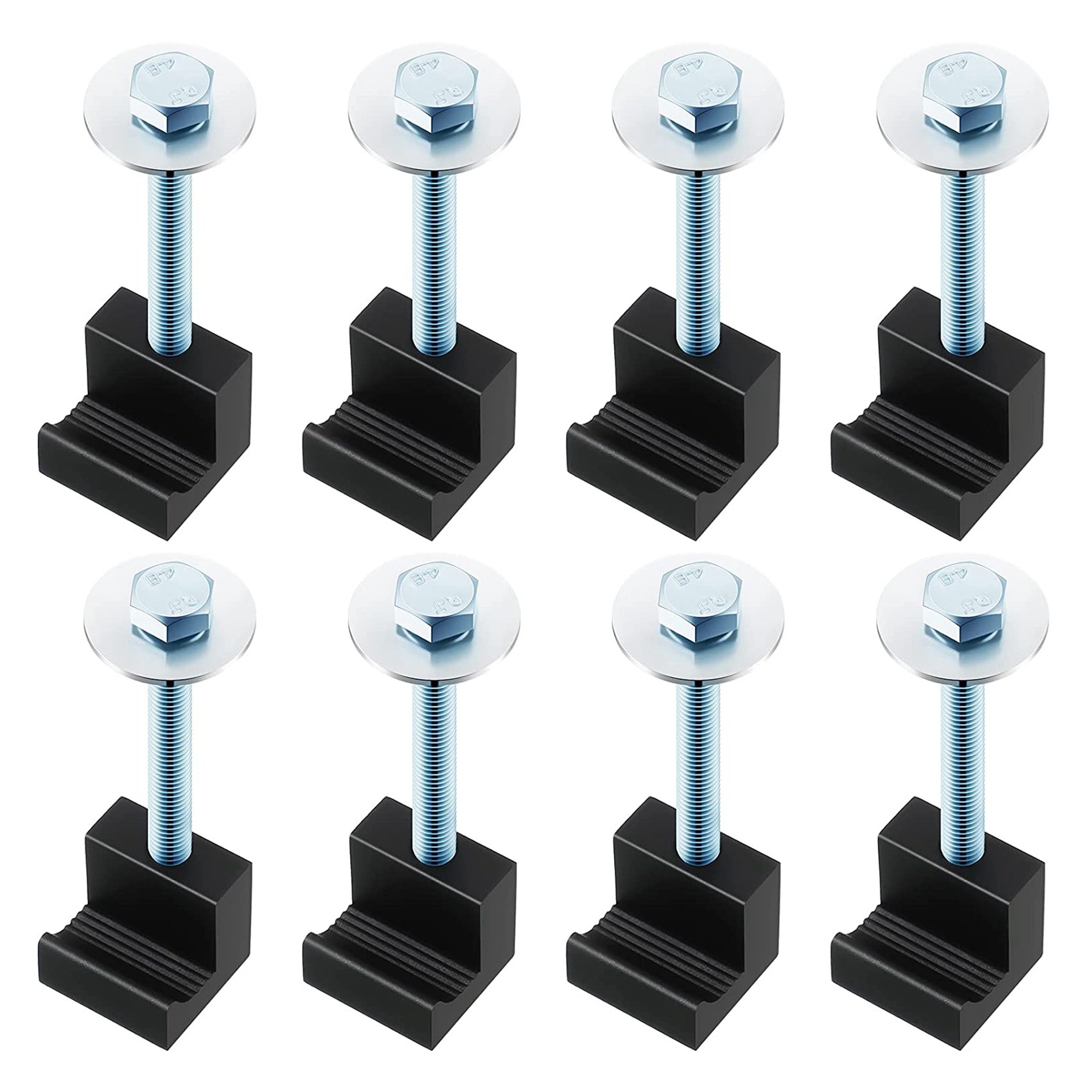 8 Pieces Truck Tool Box Mounting Kit Black J Hook Crossover Tool Box 8 Pieces Truck Tool Box Mounting Kit Black J Hook Crossover Tool Box