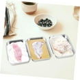 Highcool Breading Trays Set of 3 Dredging Trays for Cooking, Steel ...