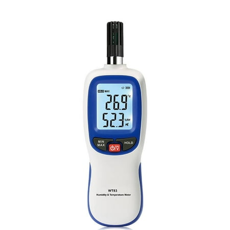 fashionhome Portable Hygrometer Conversion LCD Backlight Temperature ...
