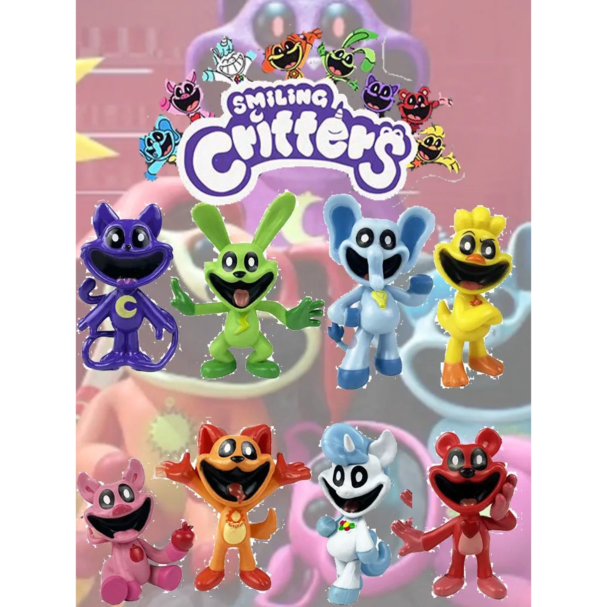 Click here for Jjnj 8/10 Pcs Smiling Critters Figure Smiling Crit... prices