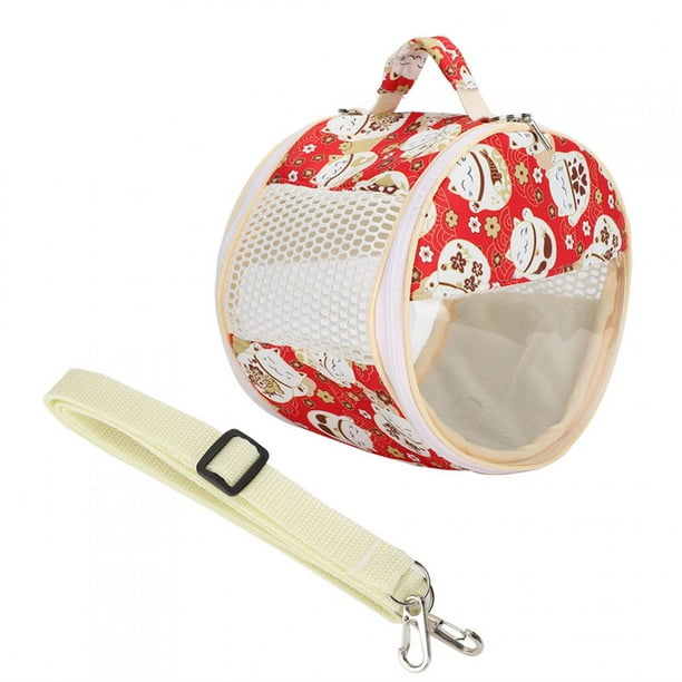Portable Carrier Visible Pet Outdoor Bag, Portable Hamster Bag ...