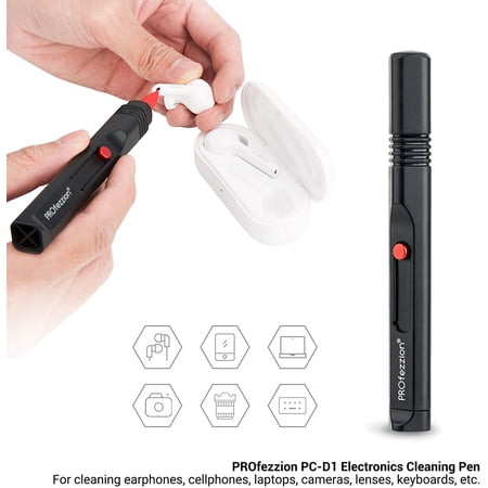 Double-Ended Lens Cleaning Pen for Camera Lens, Earbuds, Laptop, Camera ...