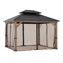 Sunjoy Replacement Mosquito Netting Panles,Waterproof 4-Panel Screen ...