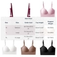 Antinious Women Solid Adjustable Shoulder Wireless Side Support ...