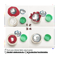 Cover Button Kit with 5 Different Size Buttons & Tools, DIY Fabric ... Cover Button Kit with 5 Different Size Buttons & Tools, DIY Fabric ...