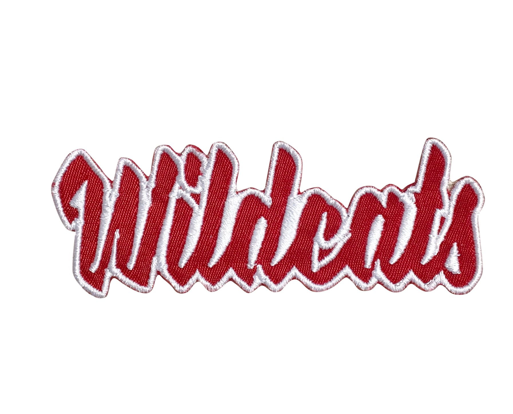 Wildcats - Red/White - Team Mascot - Words/Names - Iron on Applique/Embroidered Patch - Walmart.com