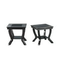 3 Piece Classic Traditional Living Room Coffee Table and Side Tables ...