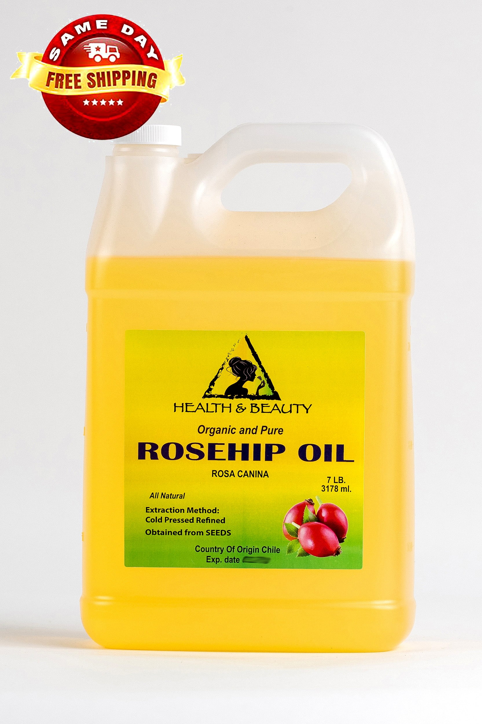 ROSEHIP SEED OIL REFINED ORGANIC CARRIER COLD PRESSED PREMIUM 100% PURE ...
