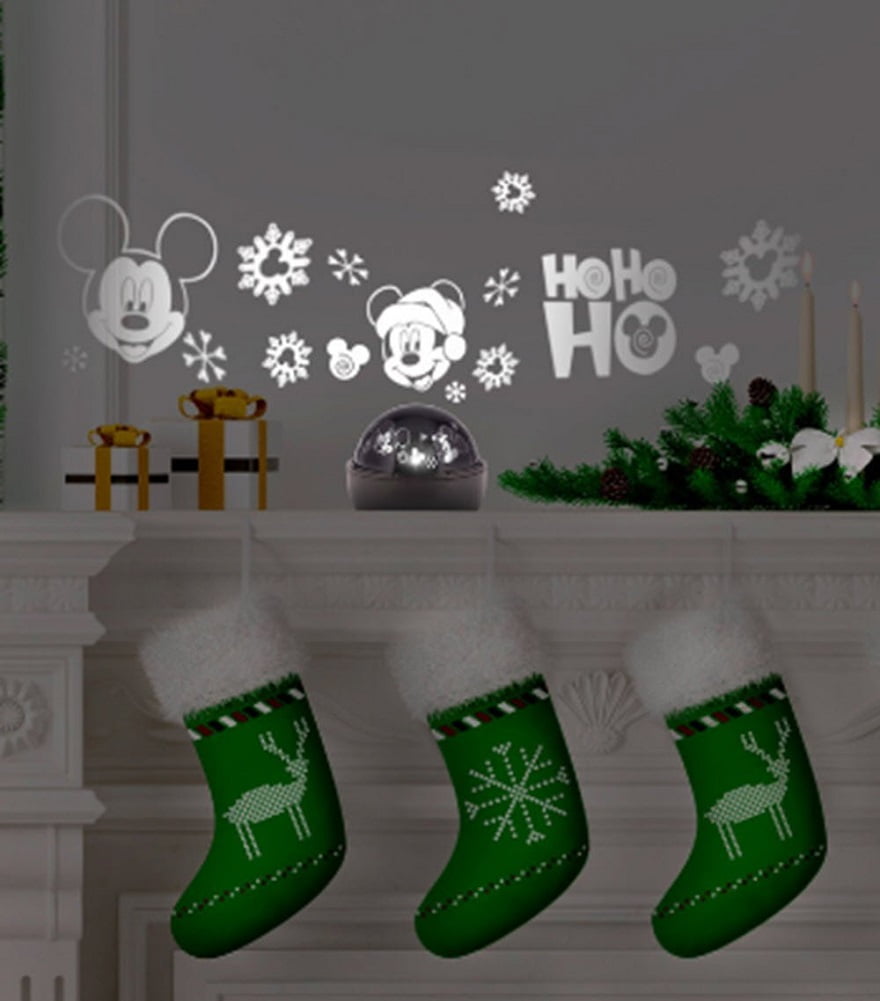 Buy Disney Mickey Mouse Fantastic Flurry Christmas LED Rotating Shadow ...