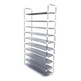 Ktaxon 50 Pairs 10 Tiers Shoe Rack Shoe Shelf Shoes Storage Organizer ...
