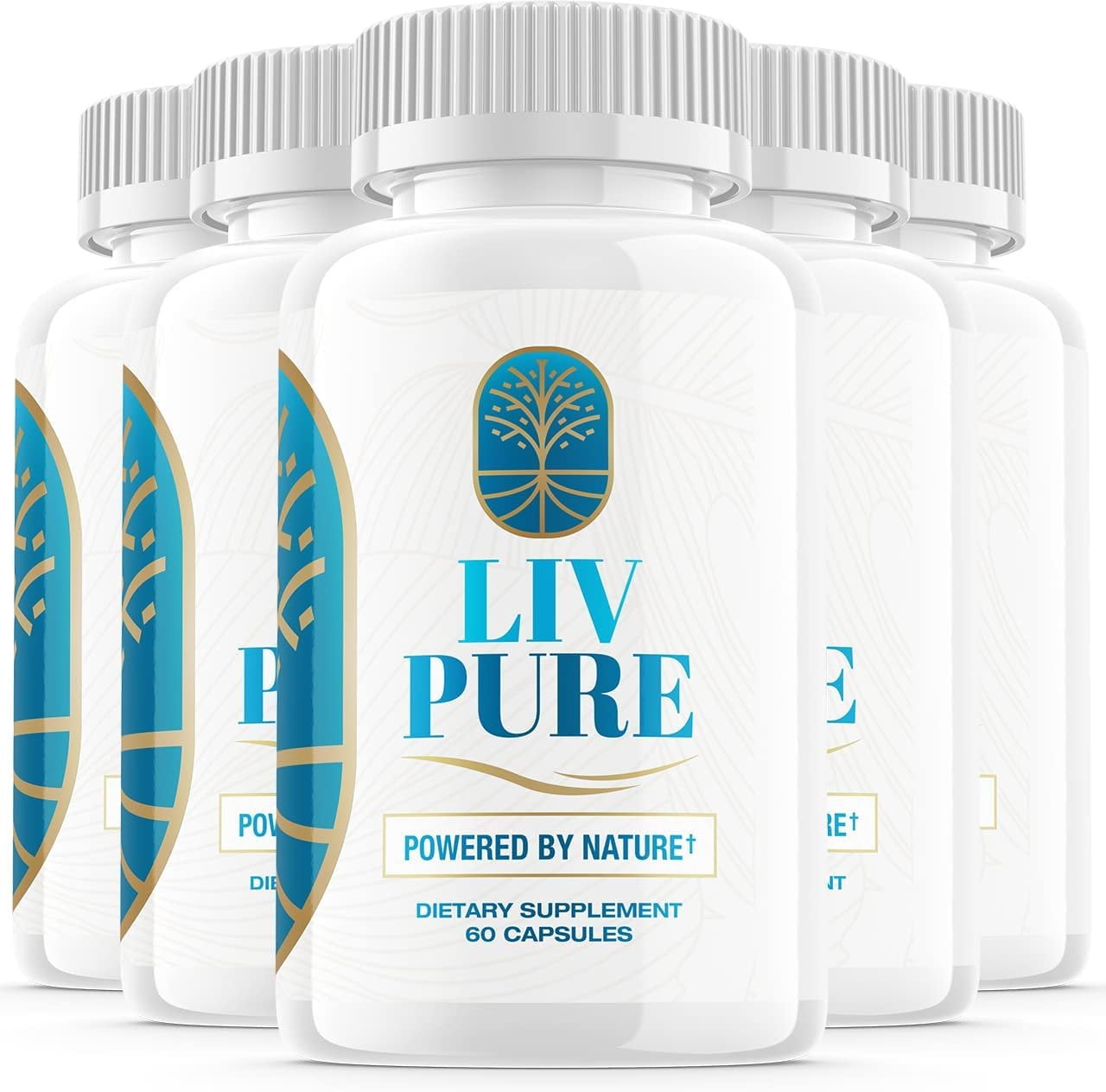 5 Pack Liv Pure Powered by Nature Advanced Formula Liver Live Pure ...