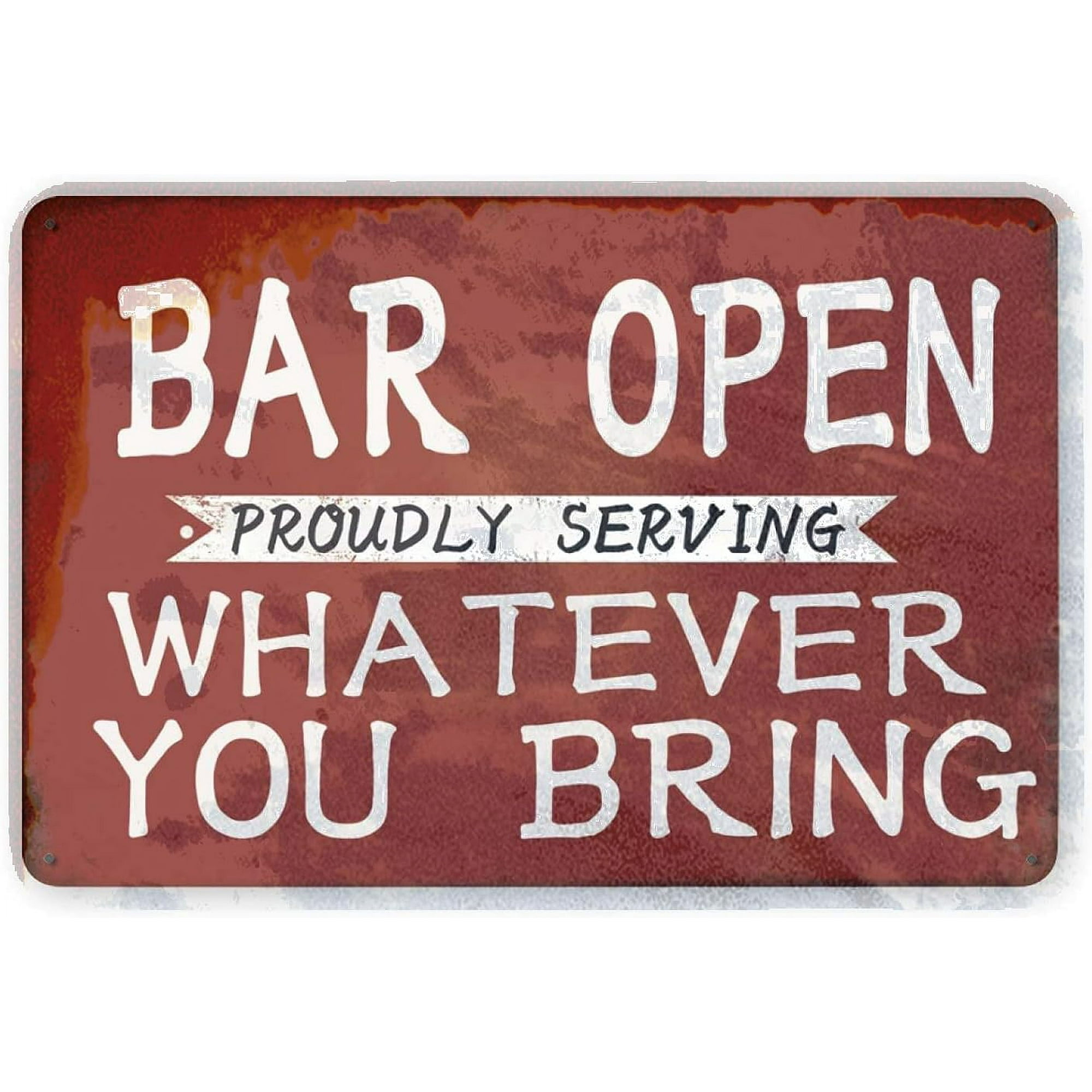Click here for Oruyrop Tin Poster Metal Sign Bar Open Proudly Ser... prices