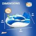 Banzai Motorized Inflatable Pool Float Cruiser Water Float with ...