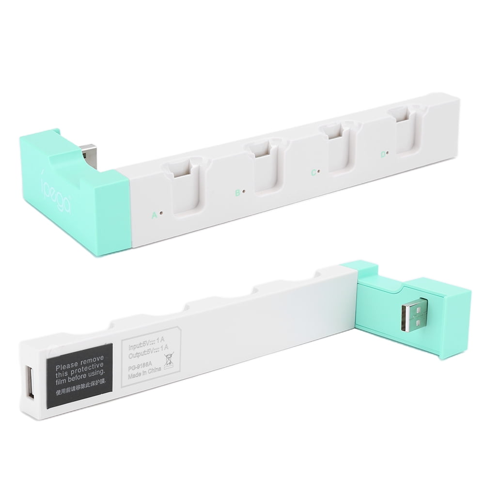 Base de carga con 4 ranuras para mando de Nintendo Switch JoyCon PG9186 ...