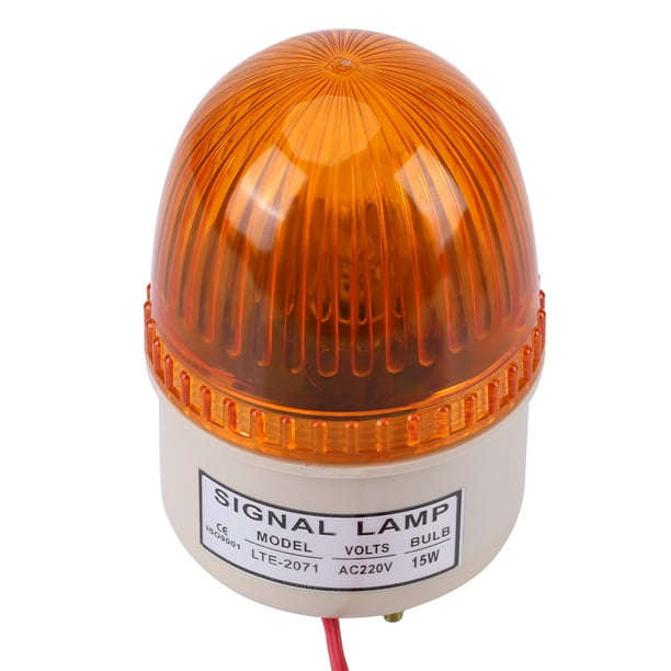 Emergency Light1PC AC 220V 15W Industrial Warning Lamp Flash Warning ...