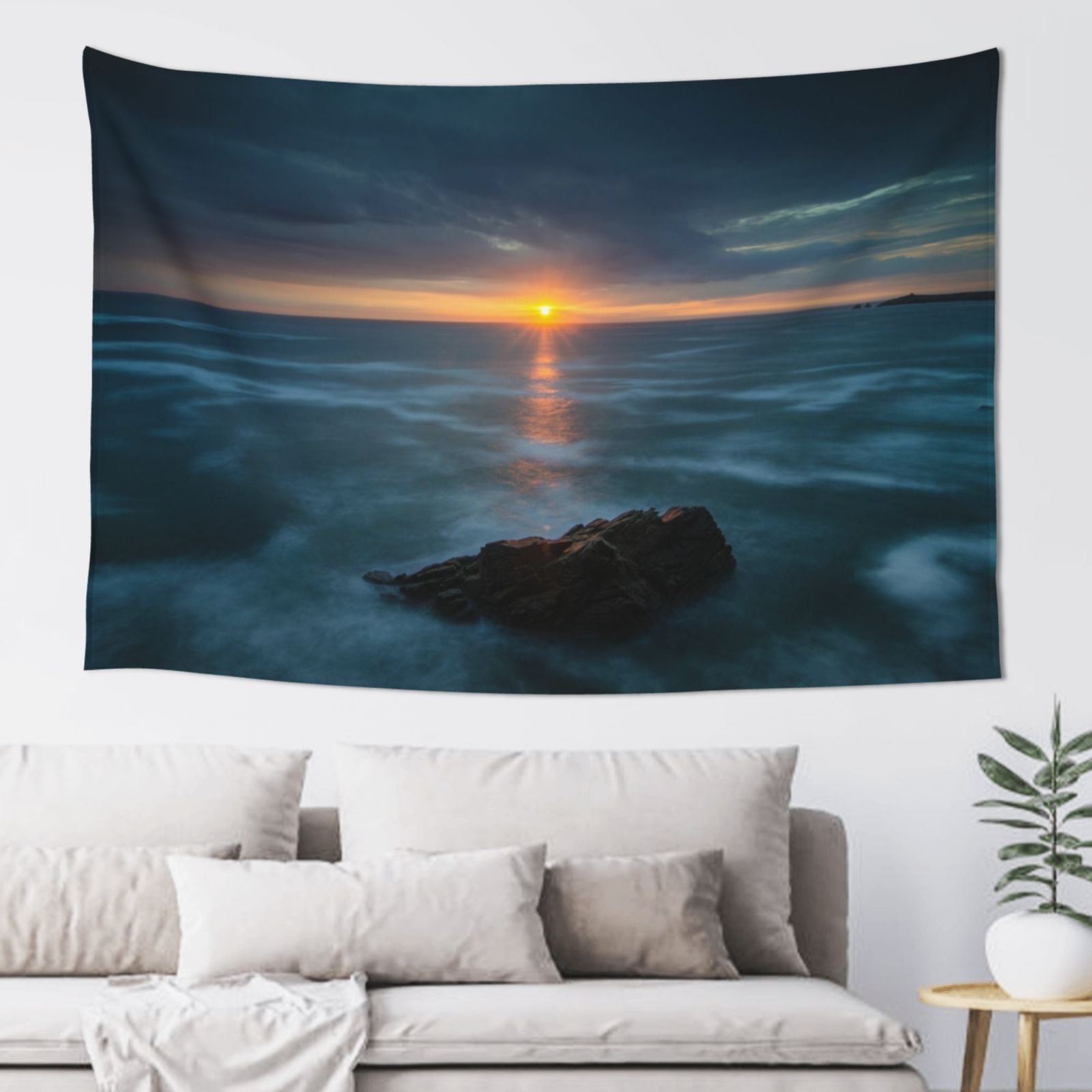 Sunrise Peninsula Tapestry, Landscape Style Wall Decor Home Decor ...