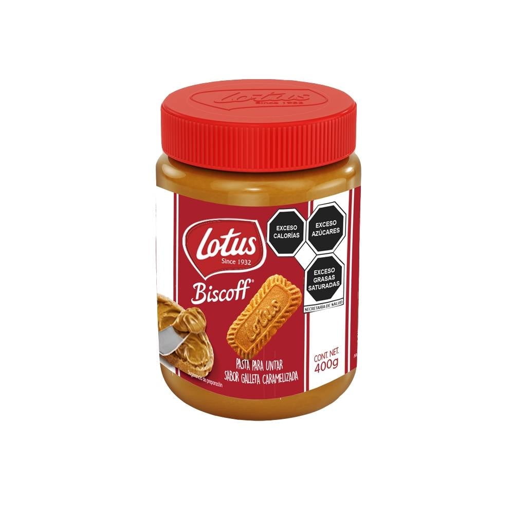 Pasta para untar Lotus Biscoff sabor galleta caramelizada 400 g ...