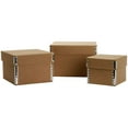 JAM Nesting Boxes, Brown Kraft, 3/Pack, Small, Medium & Large - Walmart.com