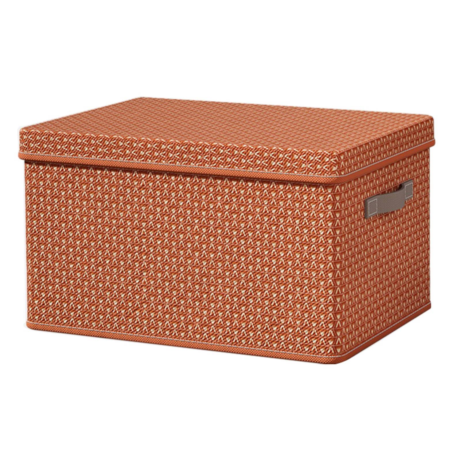 Foldable Storage Boxes with Lids, Collapsible Storage Bin Cubes ...