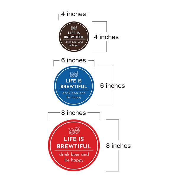 Signs ByLITA Circle Life is Brewtiful: Drink Beer and Be Signs ByLITA Circle Life is Brewtiful: Drink Beer and Be