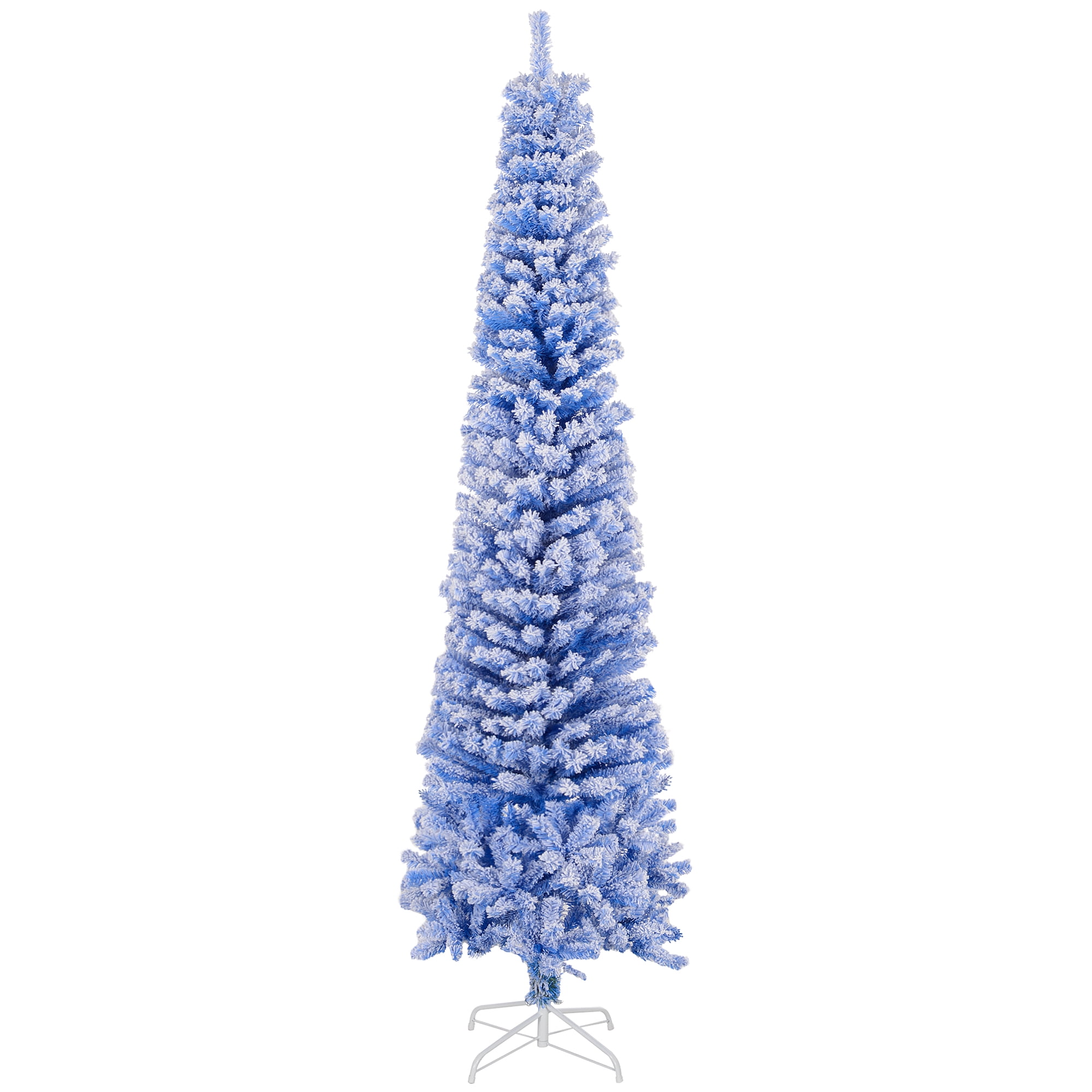 Click here for Homcom Snow Flocked Pencil Christmas Tree Slim Art... prices