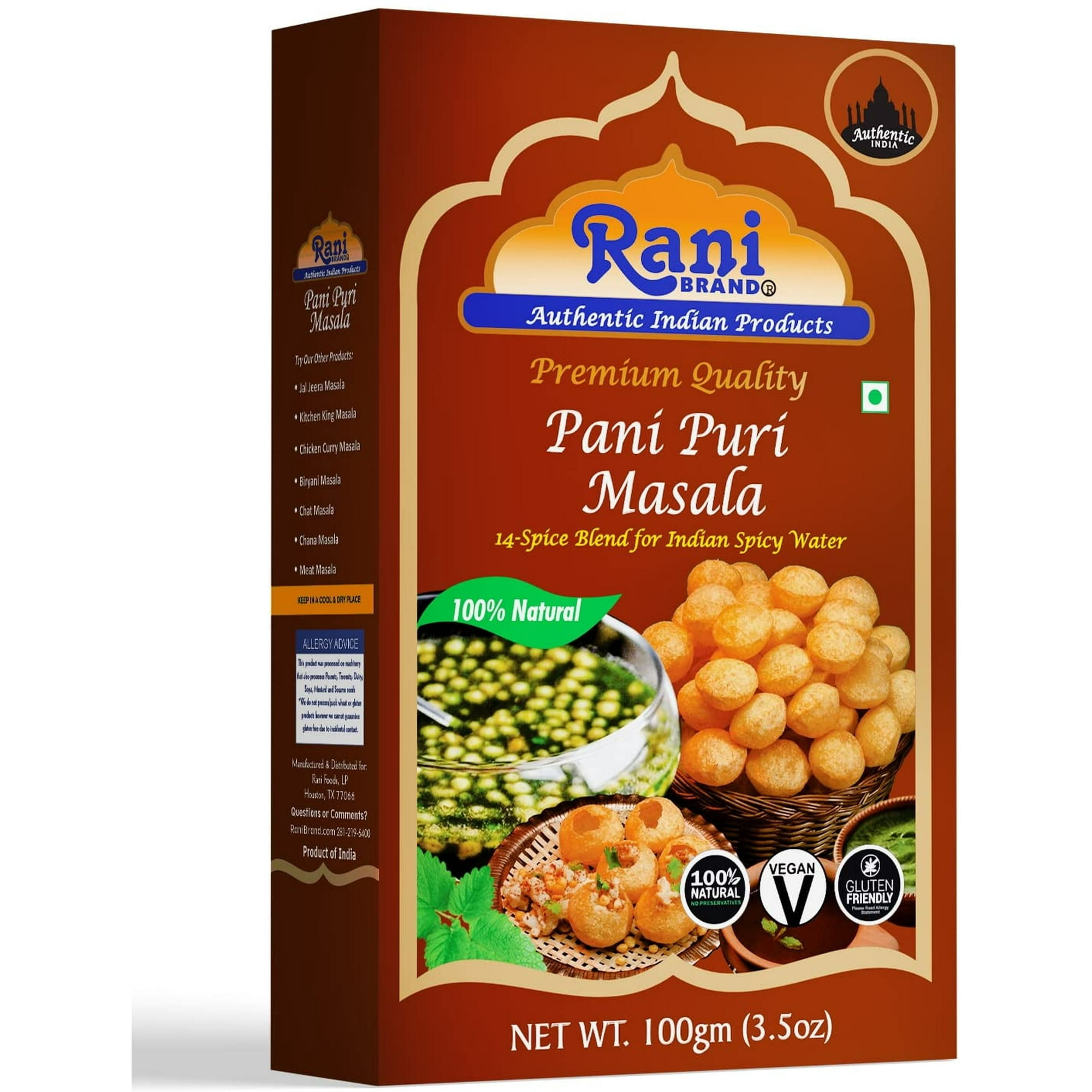 Click here for Rani Brand Rani Pani Puri Masala (14-Spice Blend F... prices