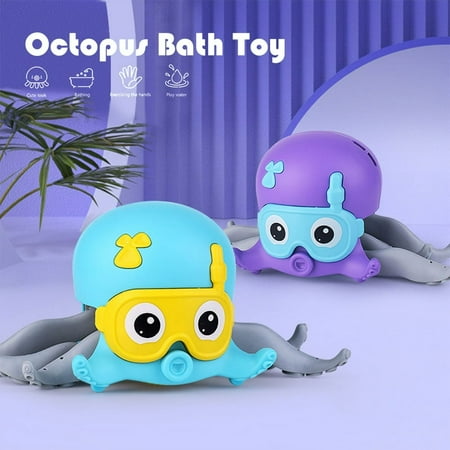 AMERTEER Wind-up Octopus Toy Crawling Clockwork Octopus Toy Cute ...