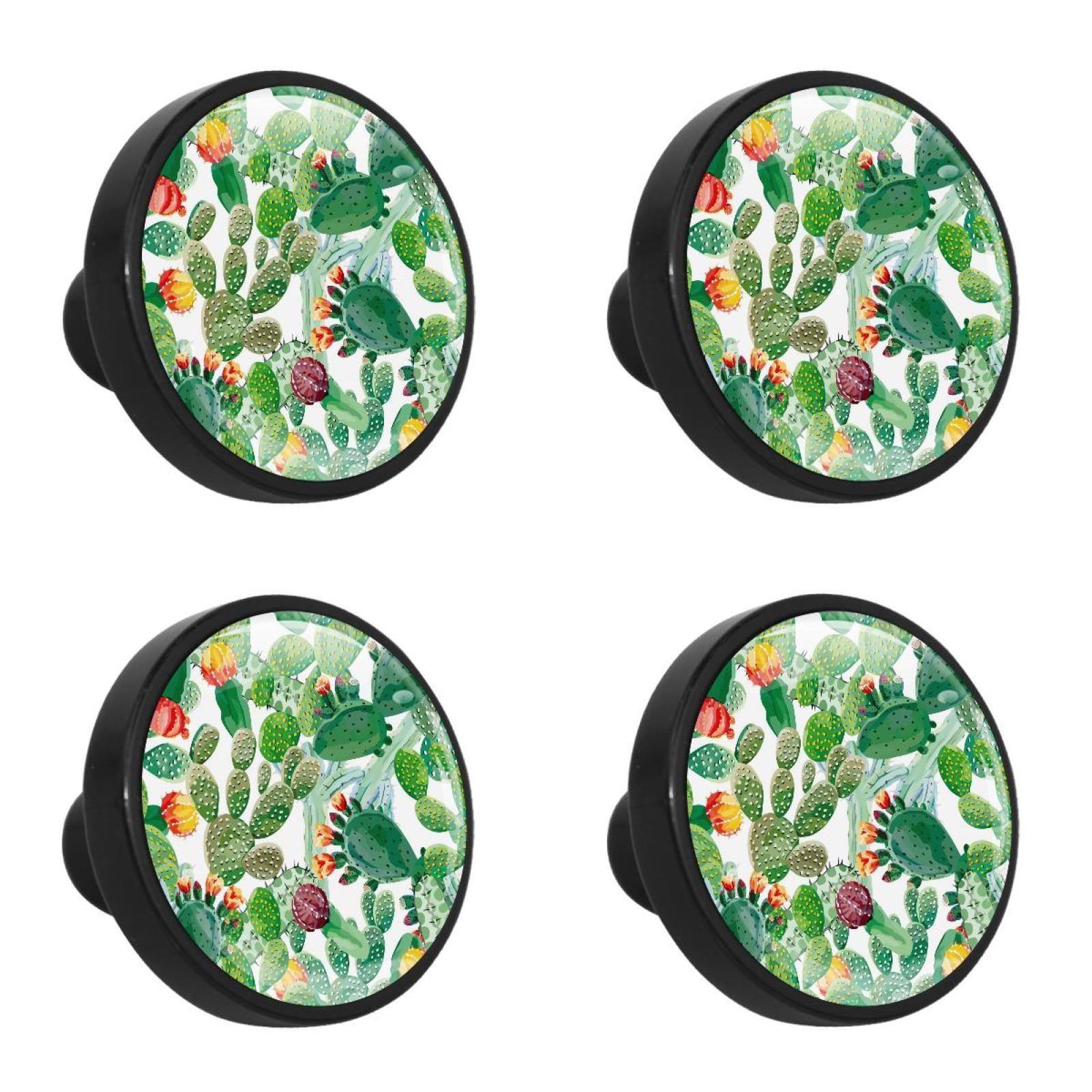 4 Pcs Cactus Knobs for Kitchen Cabinet Cupboard Dresser Bookcase Drawer ...