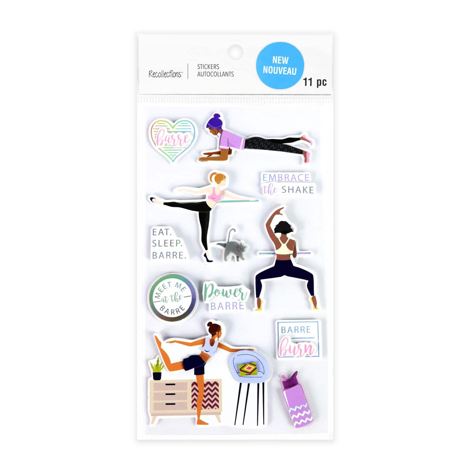 12 Pack: Barre Stickers by Recollections™ - Walmart.com
