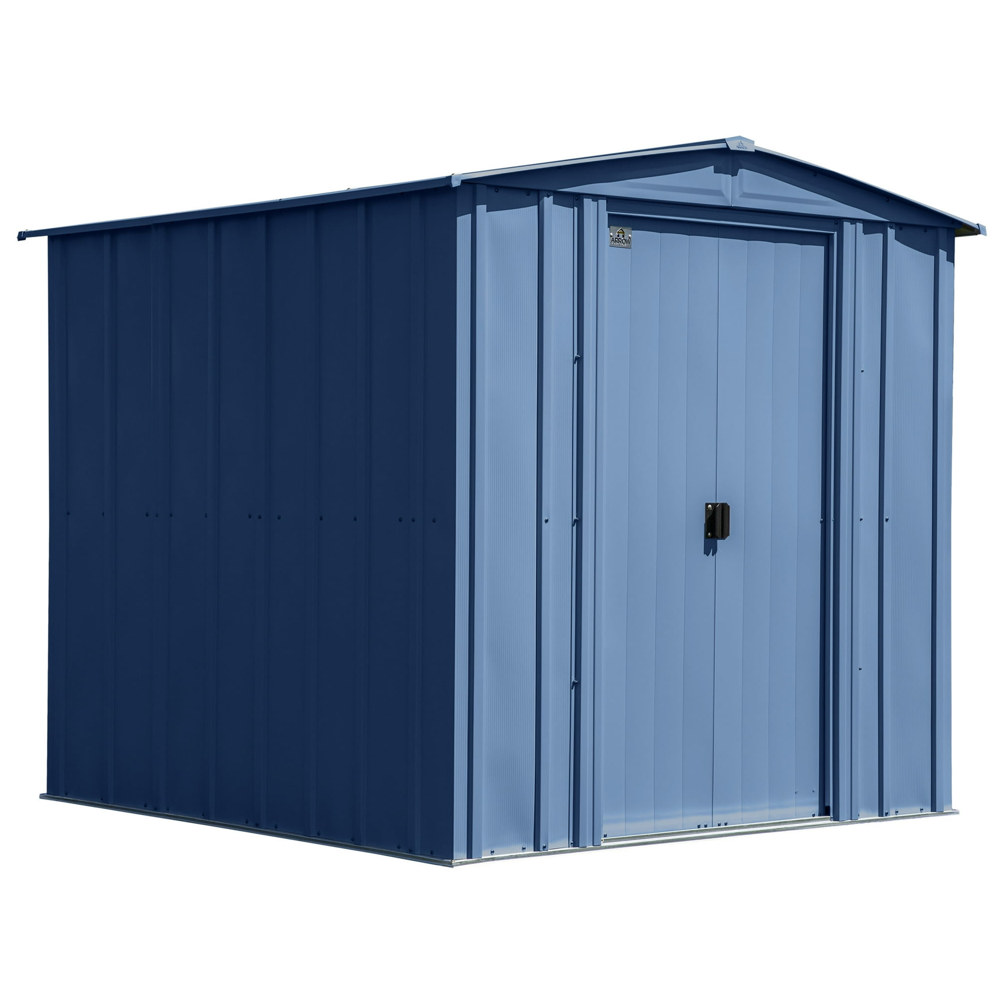 Click here for Arrow 6 X 7 X 6 Ft Blue Shed 6 Ft prices