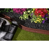 GroundSmart Roman Brick Landscape Edging, 4' Red Rubber Garden Edging ...