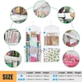 Double-Sided Gift Wrap Organizer - White Hanging Wrapping Paper Gift ...