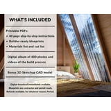 Micro A-Frame Cabin Plans - Walmart.com