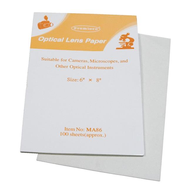 Frey Scientific Premiere Optical Lens Paper, 6 x 8 inches, Pack of 100 ...