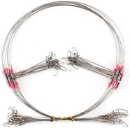 Mustad 45-lb Wire Leaders, 10pk, Black - Walmart.com