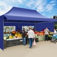 SANOPY 10X20 ft Canopy with Awning, Heavy Duty EZ Pop up Folding Canopy ...