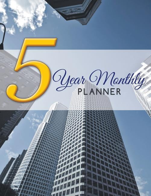 5 Year Monthly Planner (Paperback) - Walmart.com