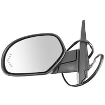 TRQ Mirror Power Heated Textured Black Pair of 2 for Chevy GMC Pickup ...